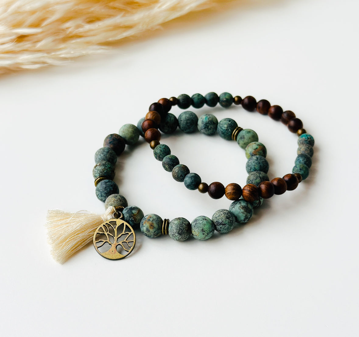 The African Turquoise Stack – Little Lotus Designs