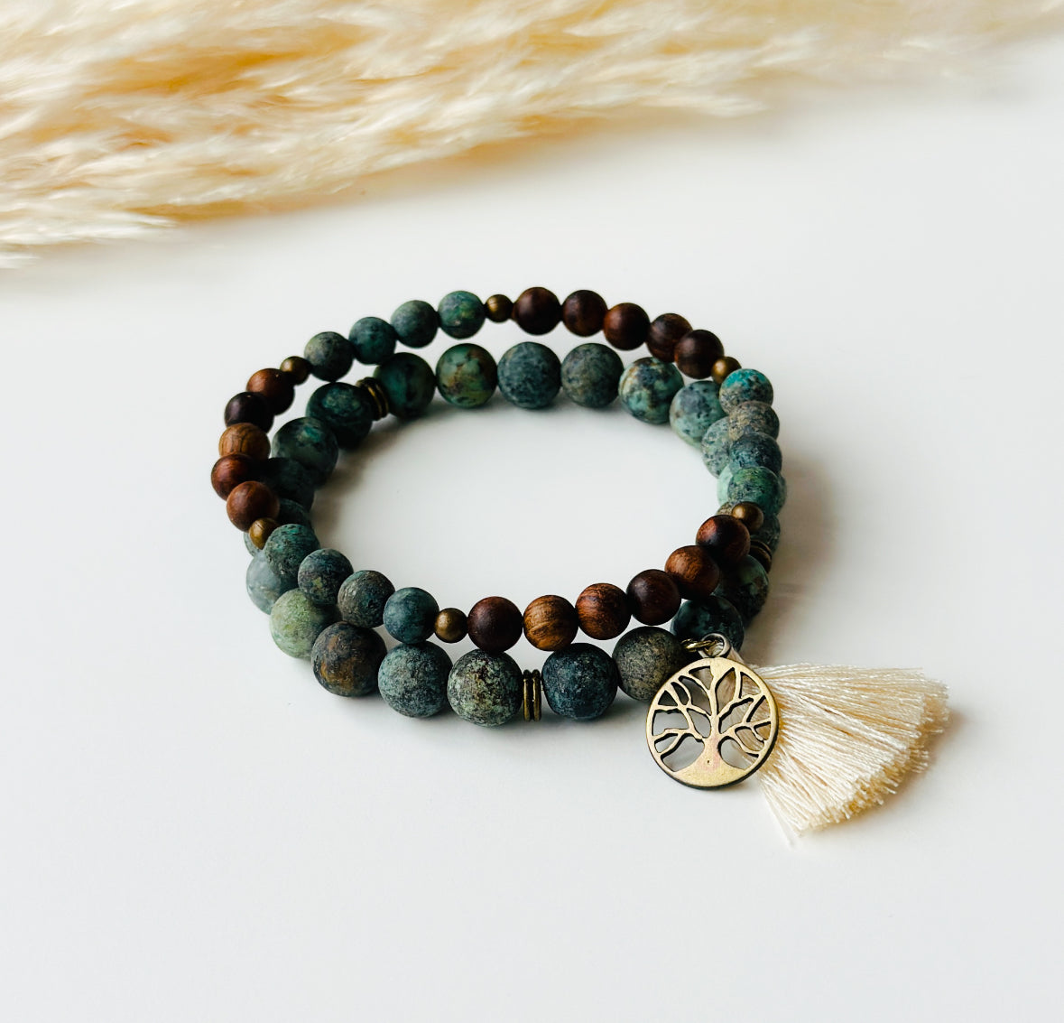 The African Turquoise Stack – Little Lotus Designs